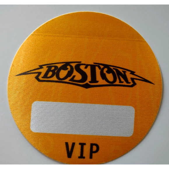 Art | Boston Vip Backstage Pass Hard Classic Rock Cloth Fabric 1994 ...